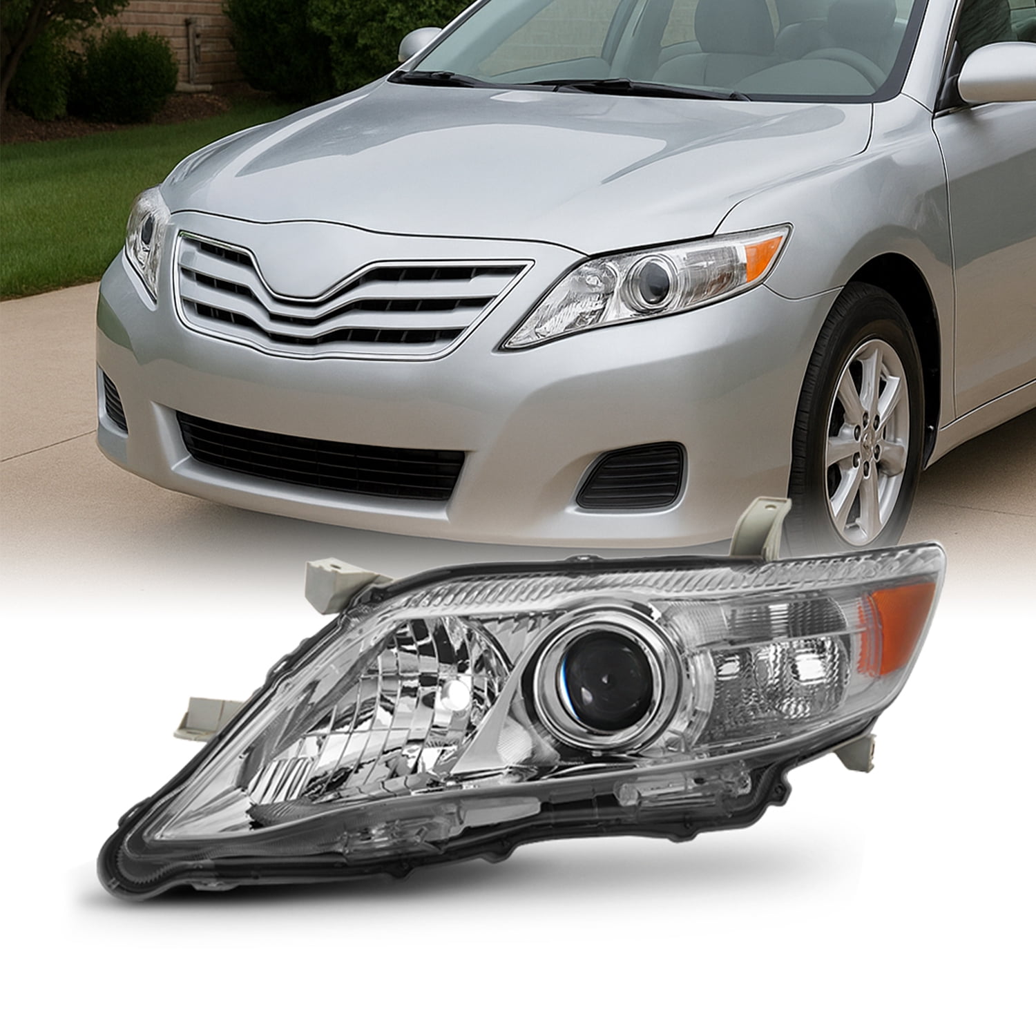 AKKON - For 10-11 Toyota Camry LE/XLE Models Projector Headlight Lamps ...