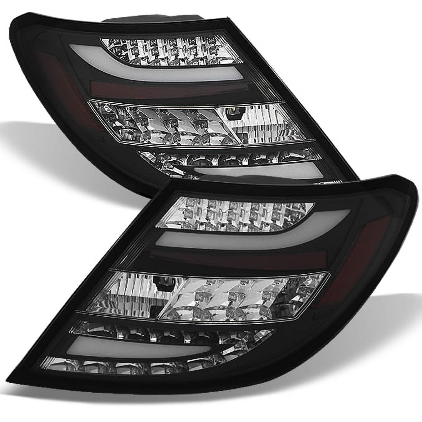 AKKON - LED Tail Lights for 2011-2014 Mercedes Benz W204 C-Class, Black ...