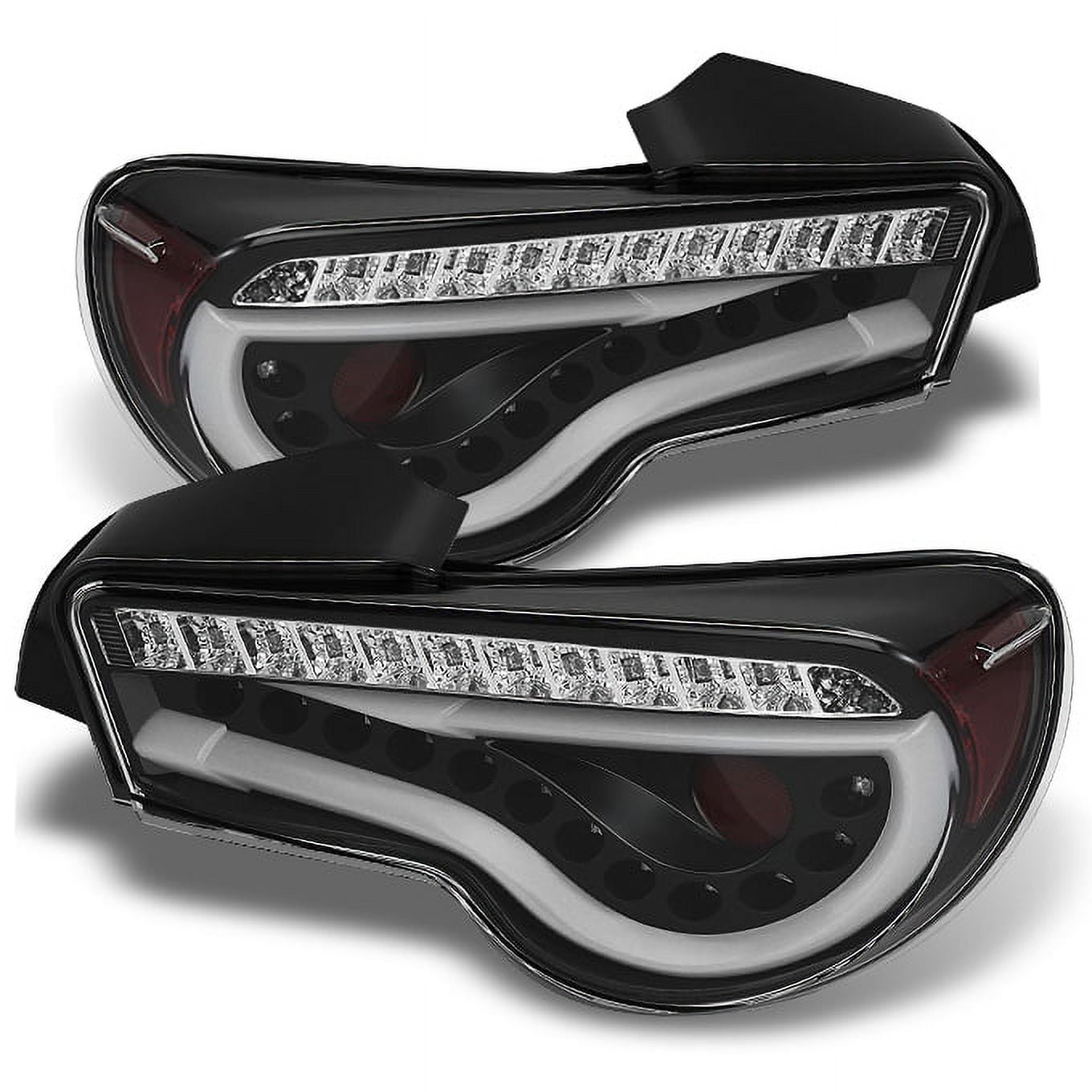 AKKON - For 12-20 FR-S GT86 AE86 BRZ JDM Black Bezel Rear LED Light ...