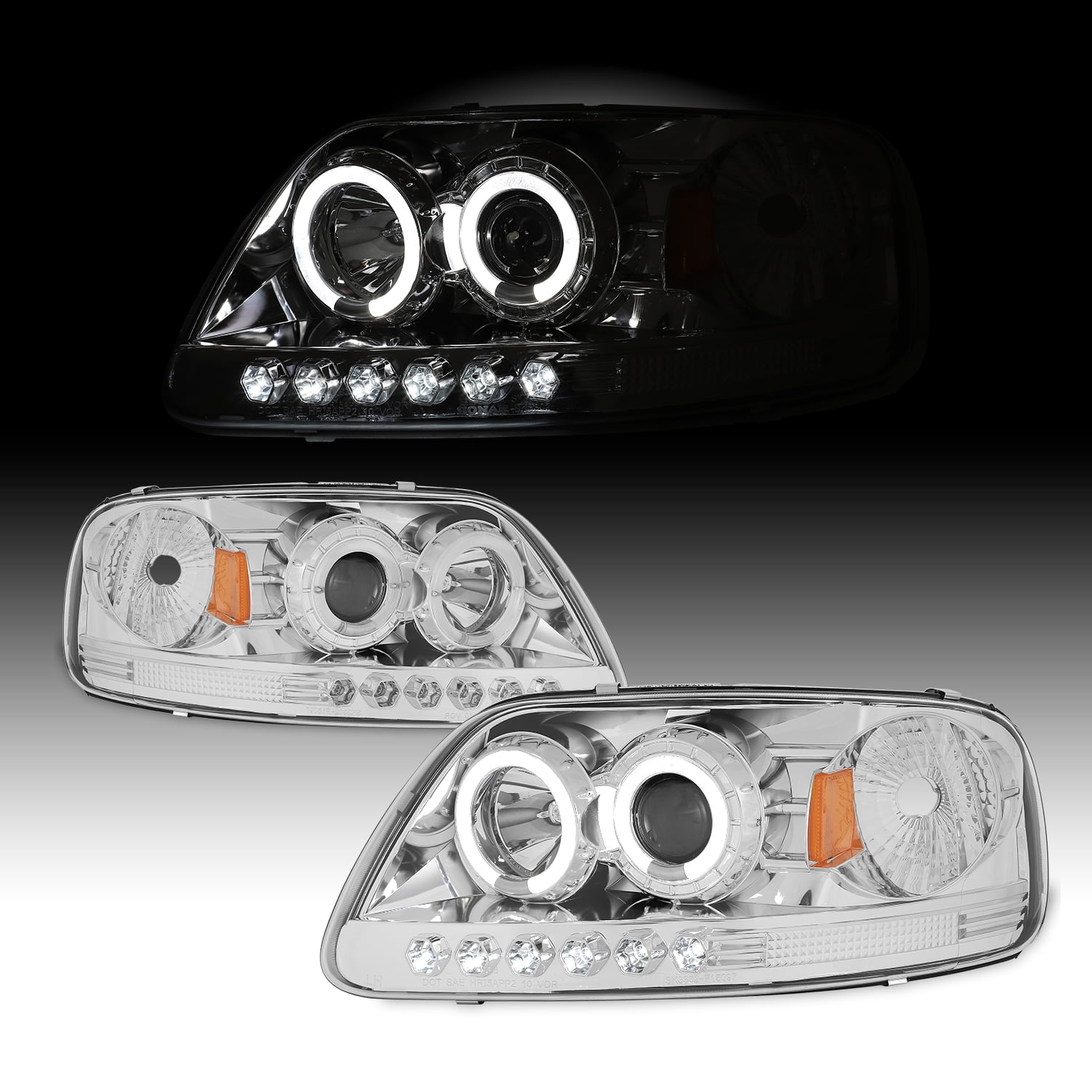 AKKON - For 1997-2002 Ford F-150 2003 Expedition 04 F150 Heritage Dual ...