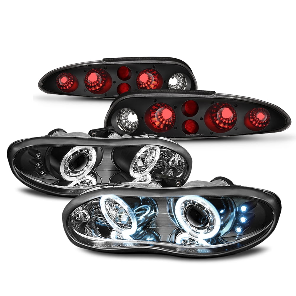 AKKON - LED Daytime Running Lamp Ring Projector Headlights & Tail ...
