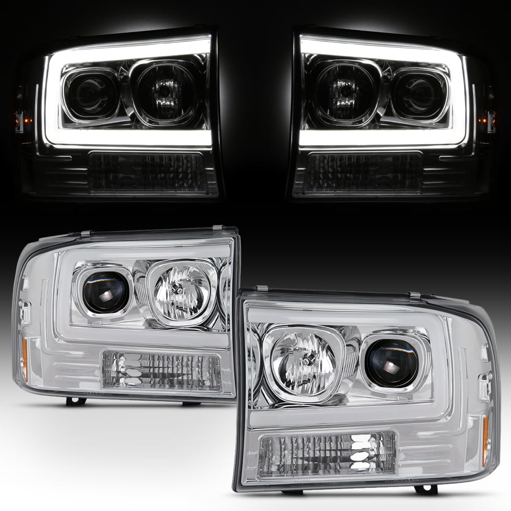 AKKON LED Headlights for Ford F250, F350, F450, F550 SuperDuty (1999 ...