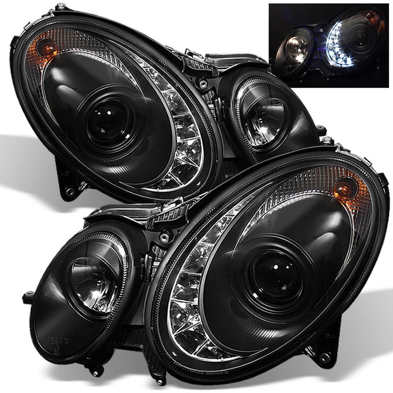 AKKON - For 2003-2006 Mercedes Benz W211 E-Class Sedan Wagon Black ...