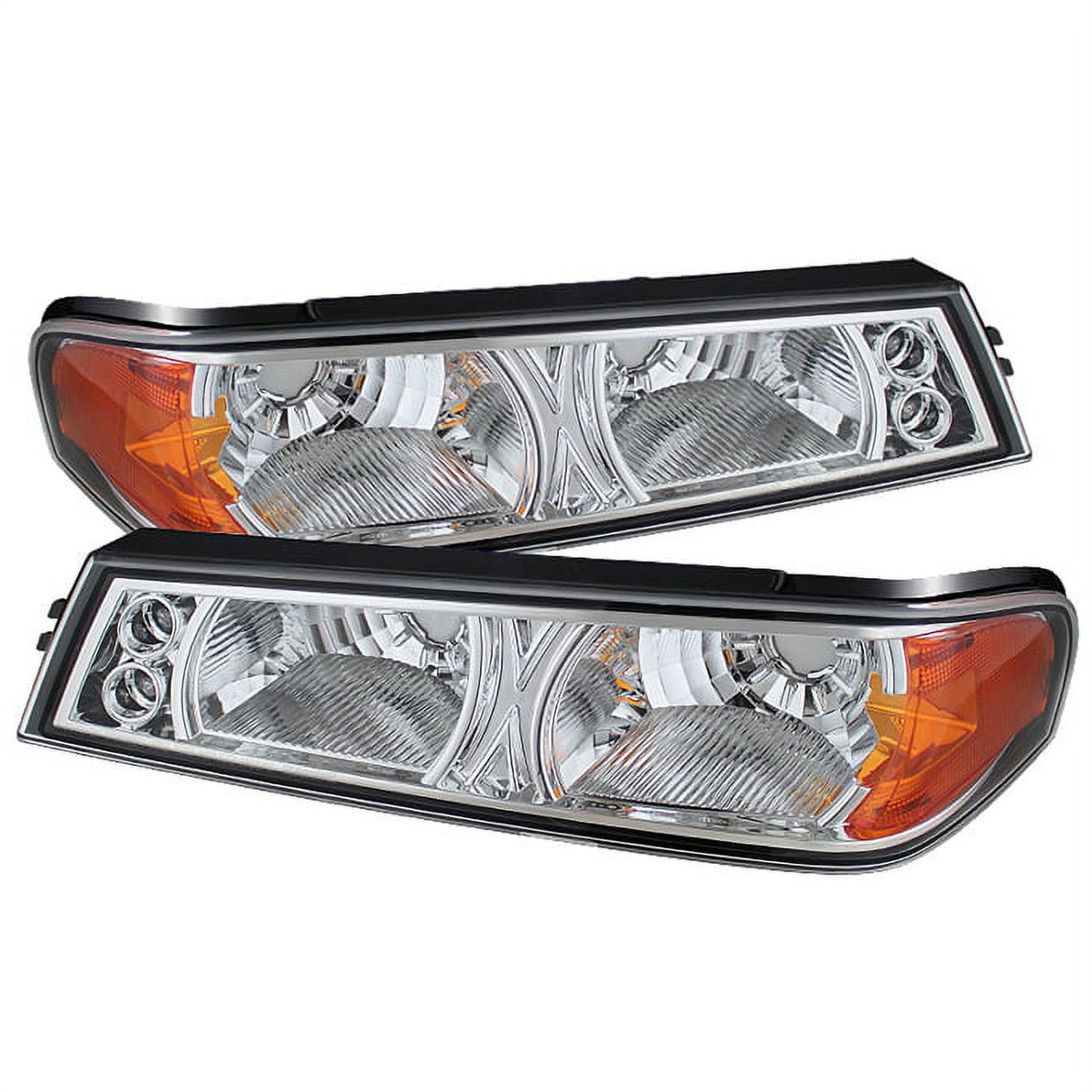 AKKON - For 2004-2012 Chevy Colorado GMC Canyon Pickup Chromer Amber ...