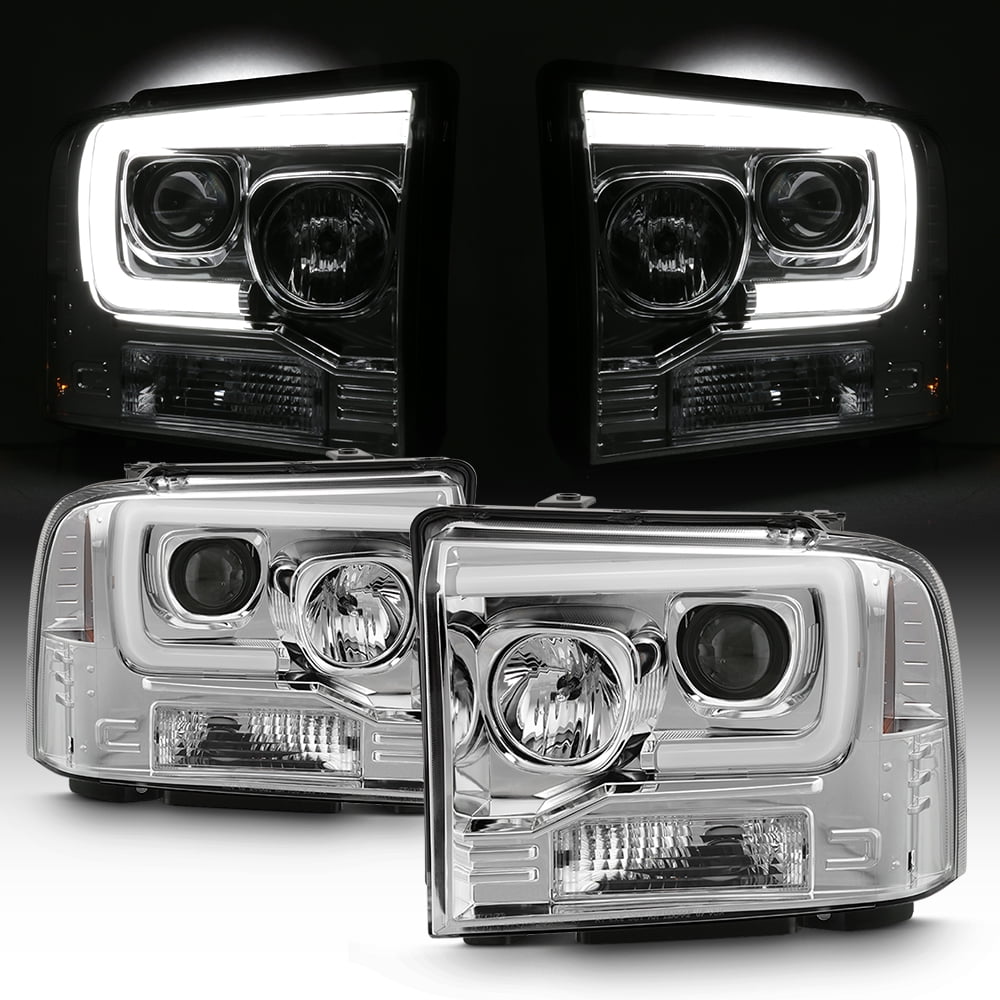 AKKON - For 2005 2006 2007 Ford F250 F350 F450 Superduty LED Tube Bar ...