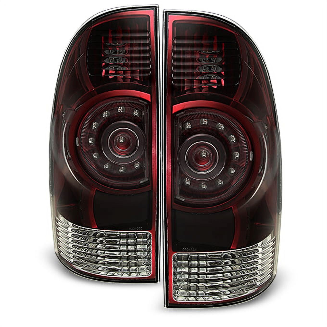 AKKON - For 2005-2015 Tacoma Dark Red Rear Tail Lights Brake Lamps Left ...