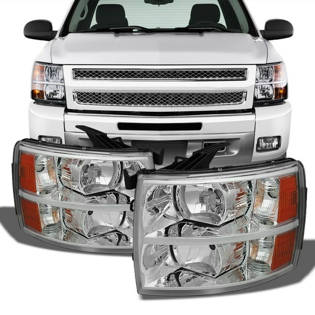 AKKON - Chevy Silverado 2007-2014 Replacement Headlights, Driver ...