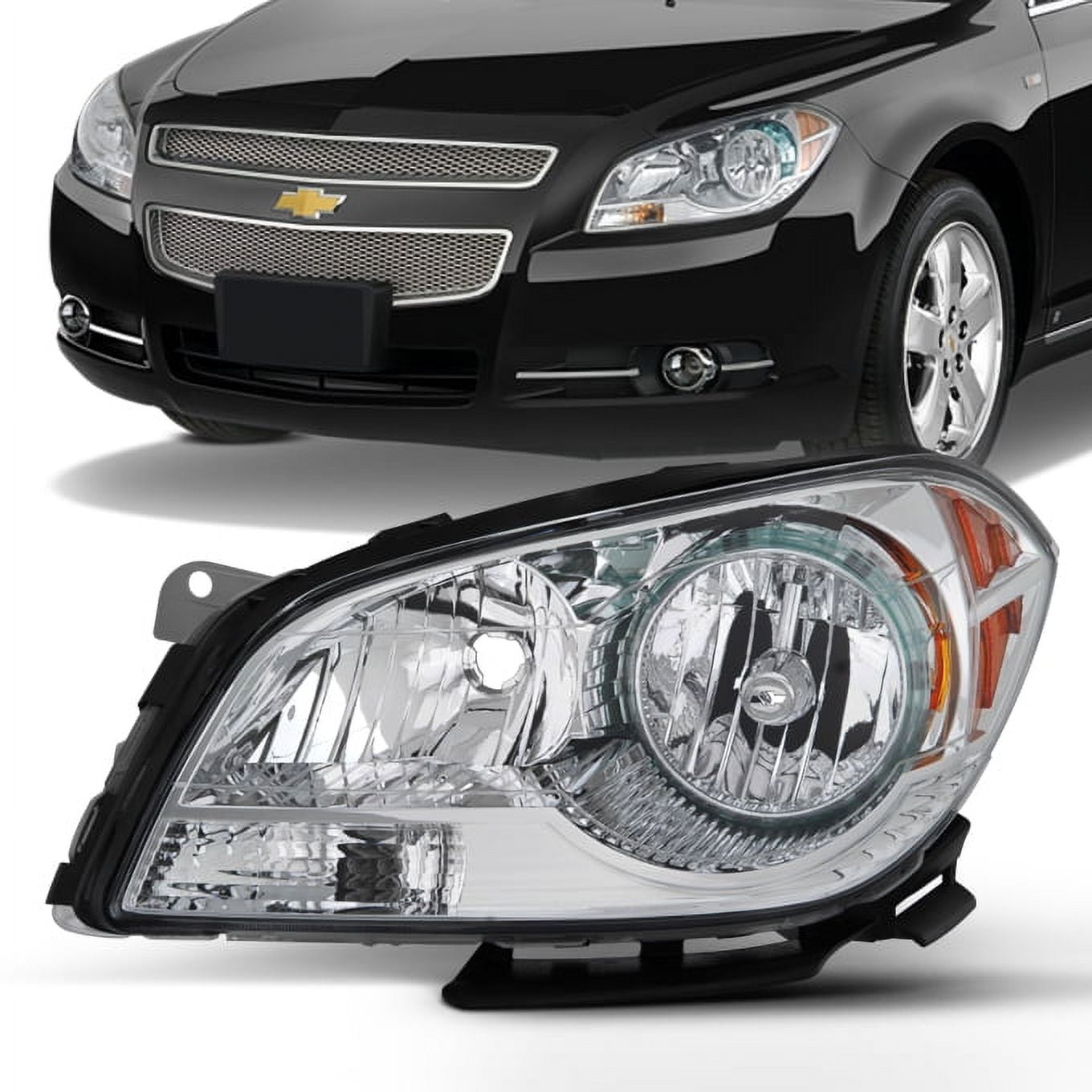 AKKON - For 2008 2009 2011 2012 Chevy Malibu Driver Left Side Headlight ...