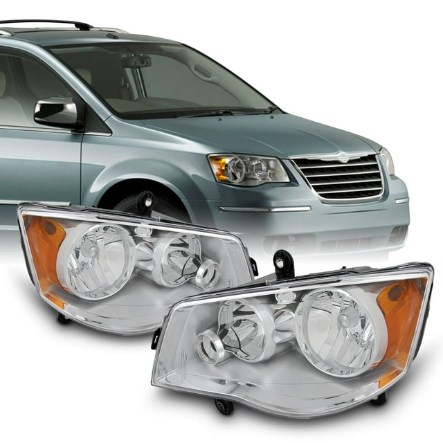 AKKON - Headlights for 2008-16 Town & Country, 11-20 Dodge Caravan ...