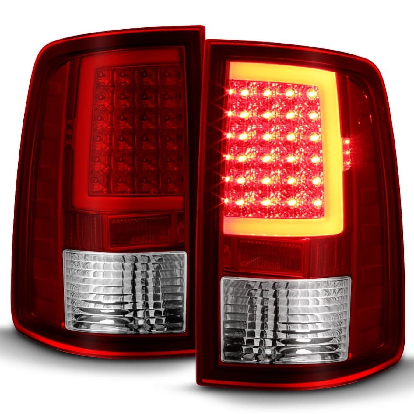 AKKON - For 2009-2018 Dodge Ram 1500 10-18 2500 3500 Red LED Tube Tail ...