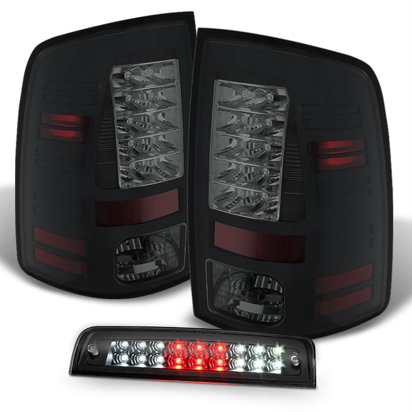 AKKON - For 2009-2018 Dodge Ram LH Left + RH Right Replacement Black ...