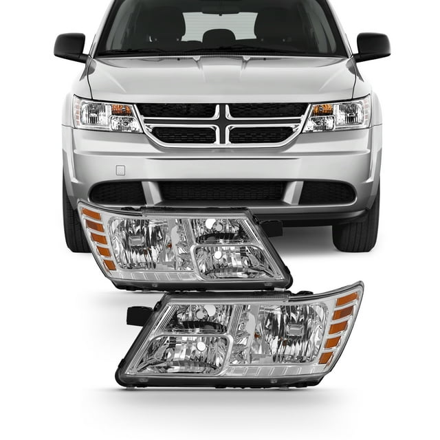 AKKON Headlight Assemblies for 2009-2020 Dodge Journey, Driver ...