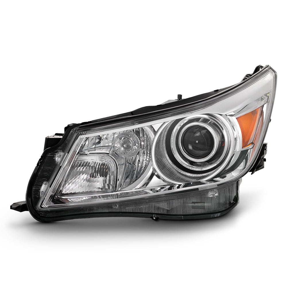 AKKON, Driver Side Headlight Assembly, Chrome Housing Clear Lens, Fits ...