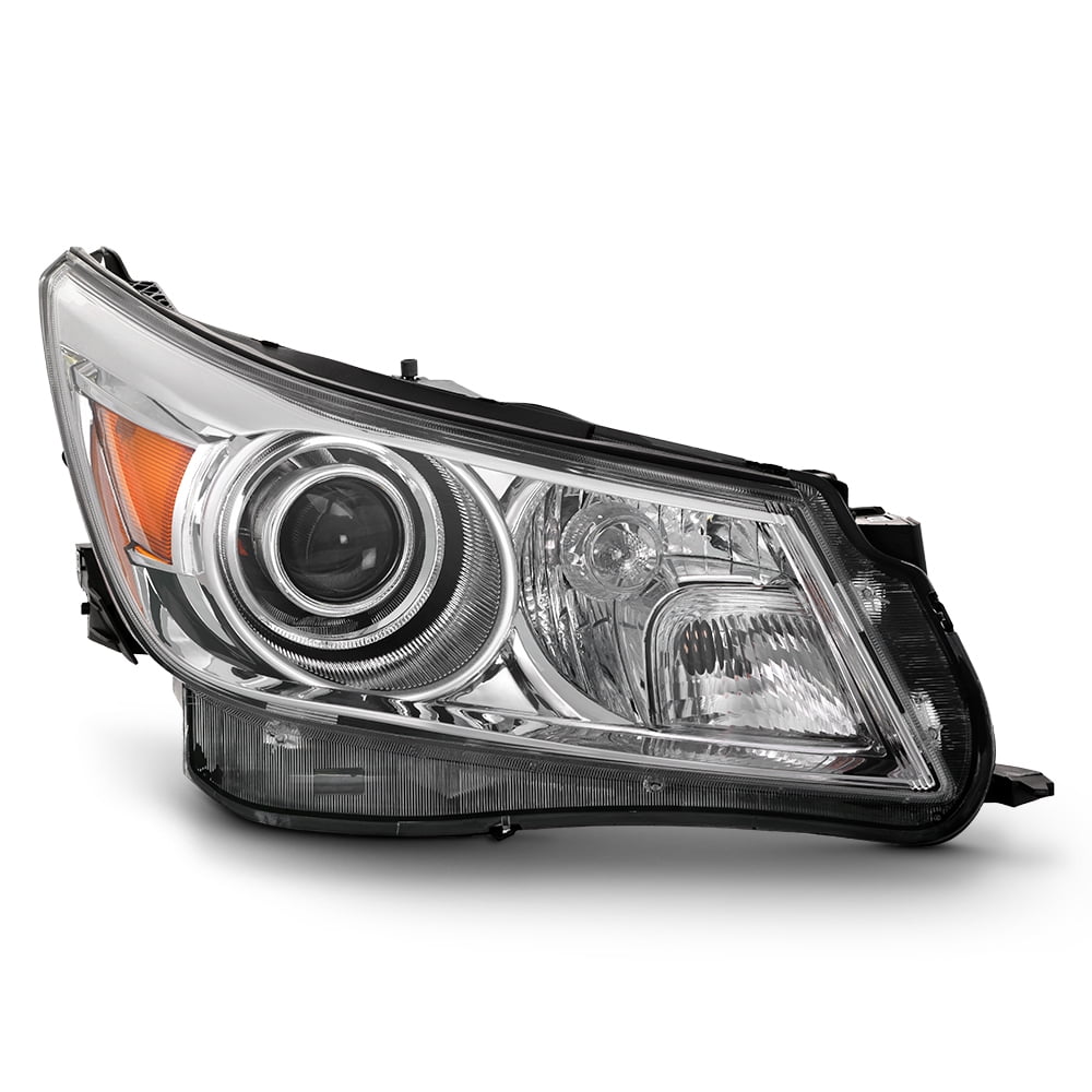 AKKON Passenger Side Headlight Assembly, Chrome Housing, Clear Lens ...