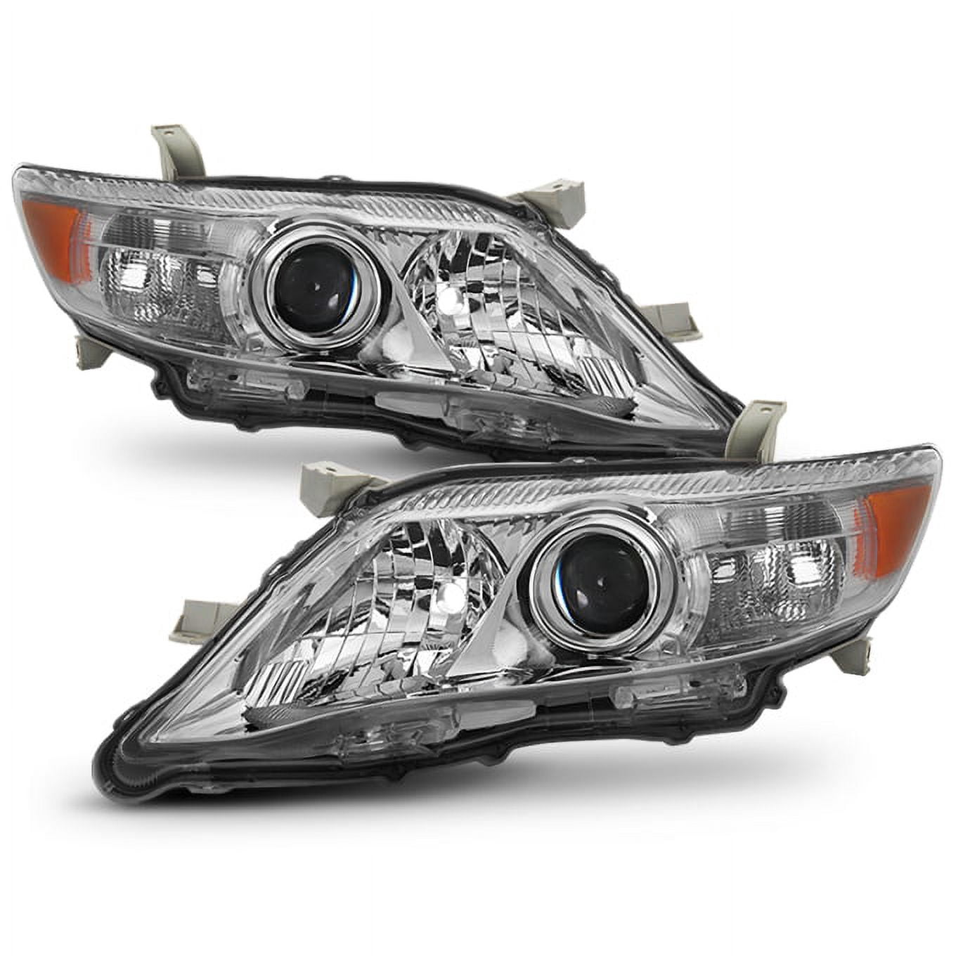 AKKON - For 2010-2011 Toyota Camry LE / XLE Models Chrome Headlights ...
