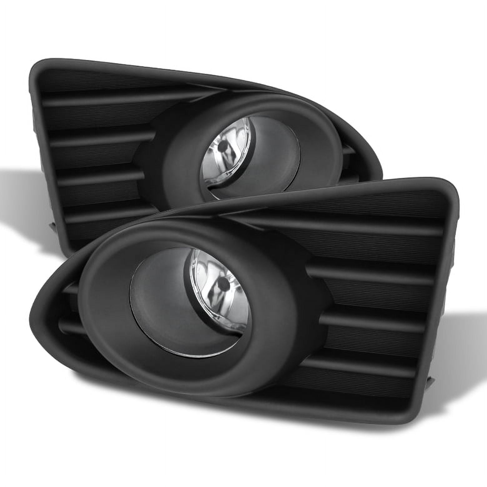 AKKON 2012-2015 Scion iQ Fog Light Assemblies, Black Bracket, Clear ...