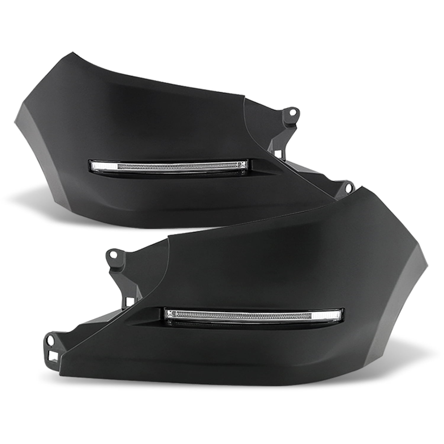 AKKON - For 2014-2021 Toyota Tundra DRL LED Daytime Bumper Primer Black ...