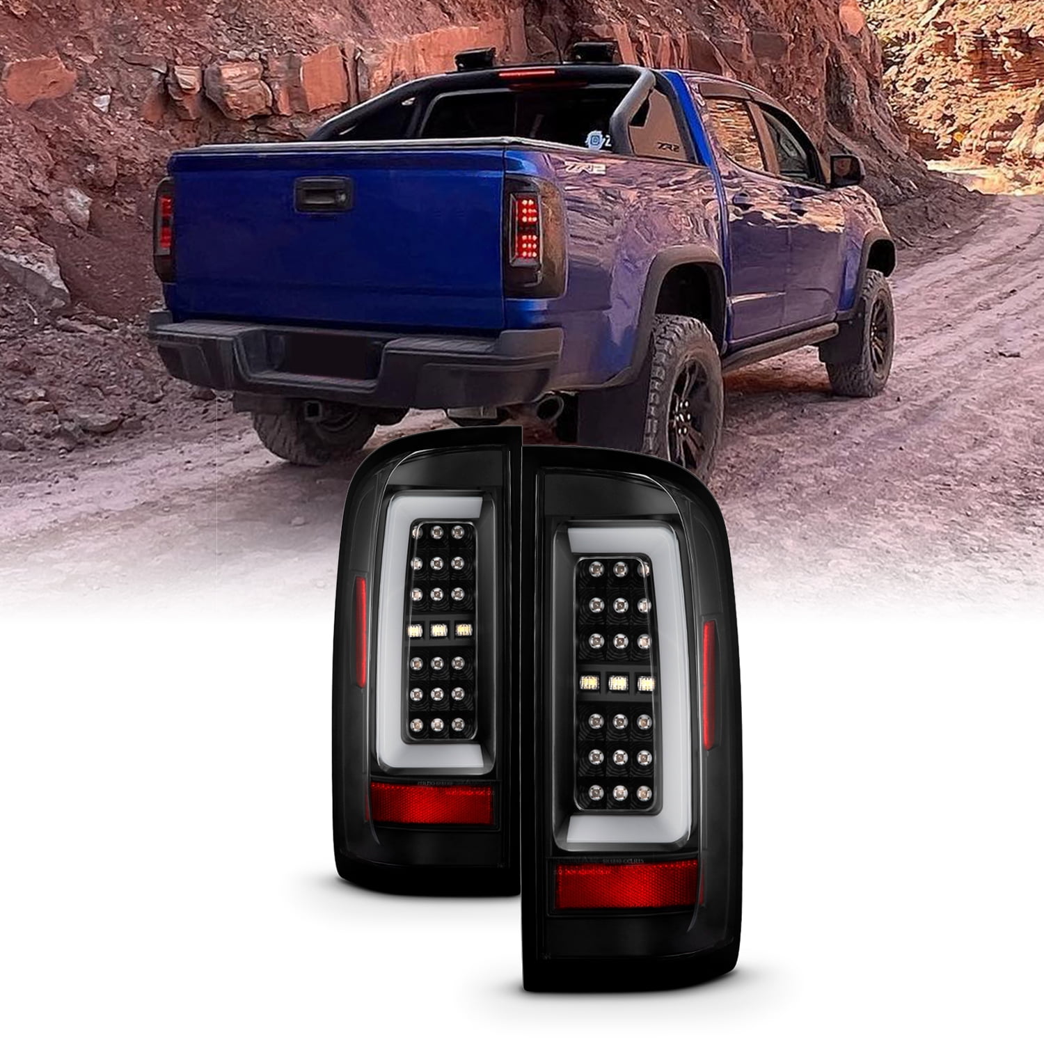 AKKON - For 2015-2022 Chevy Colorado / GMC Canyon Full LED Daytime ...