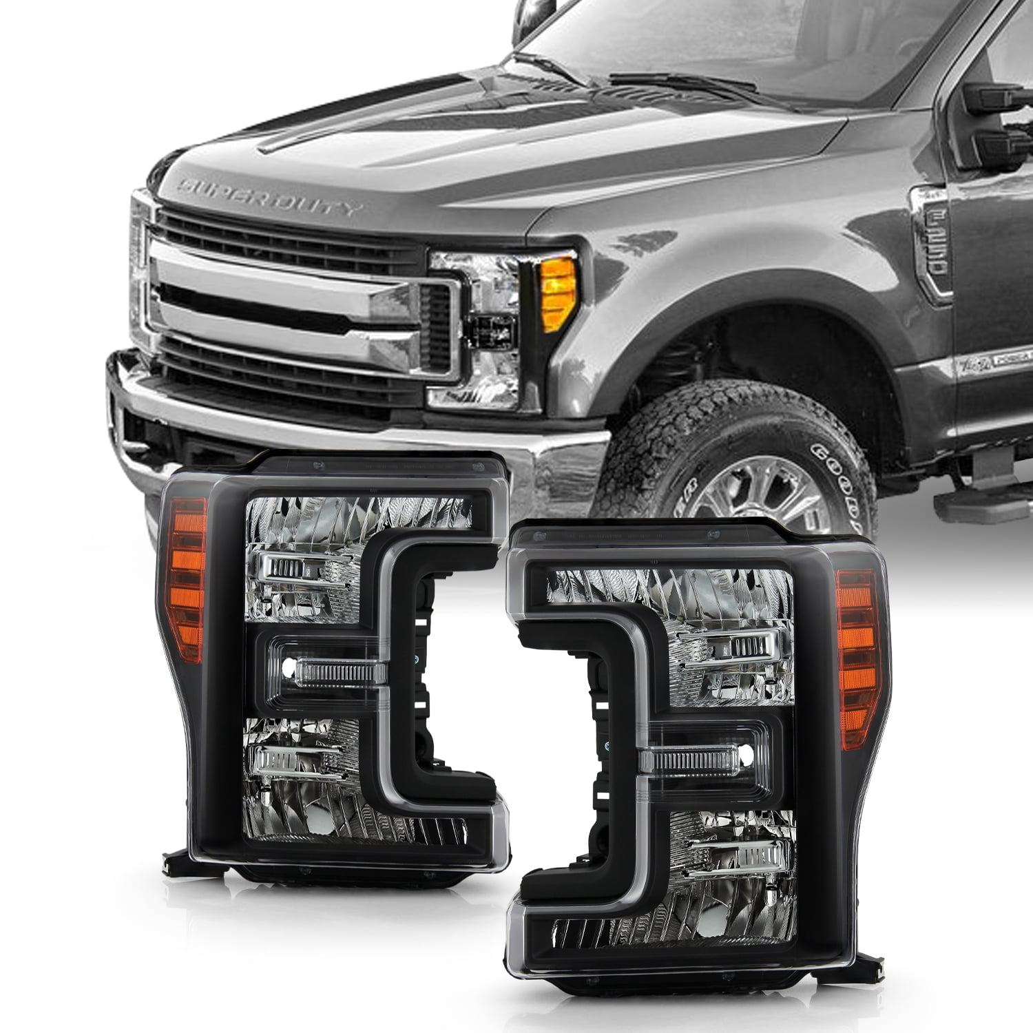 AKKON - For 2017 2018 2019 Ford F-250 F350 F450 F550 Super Duty ...