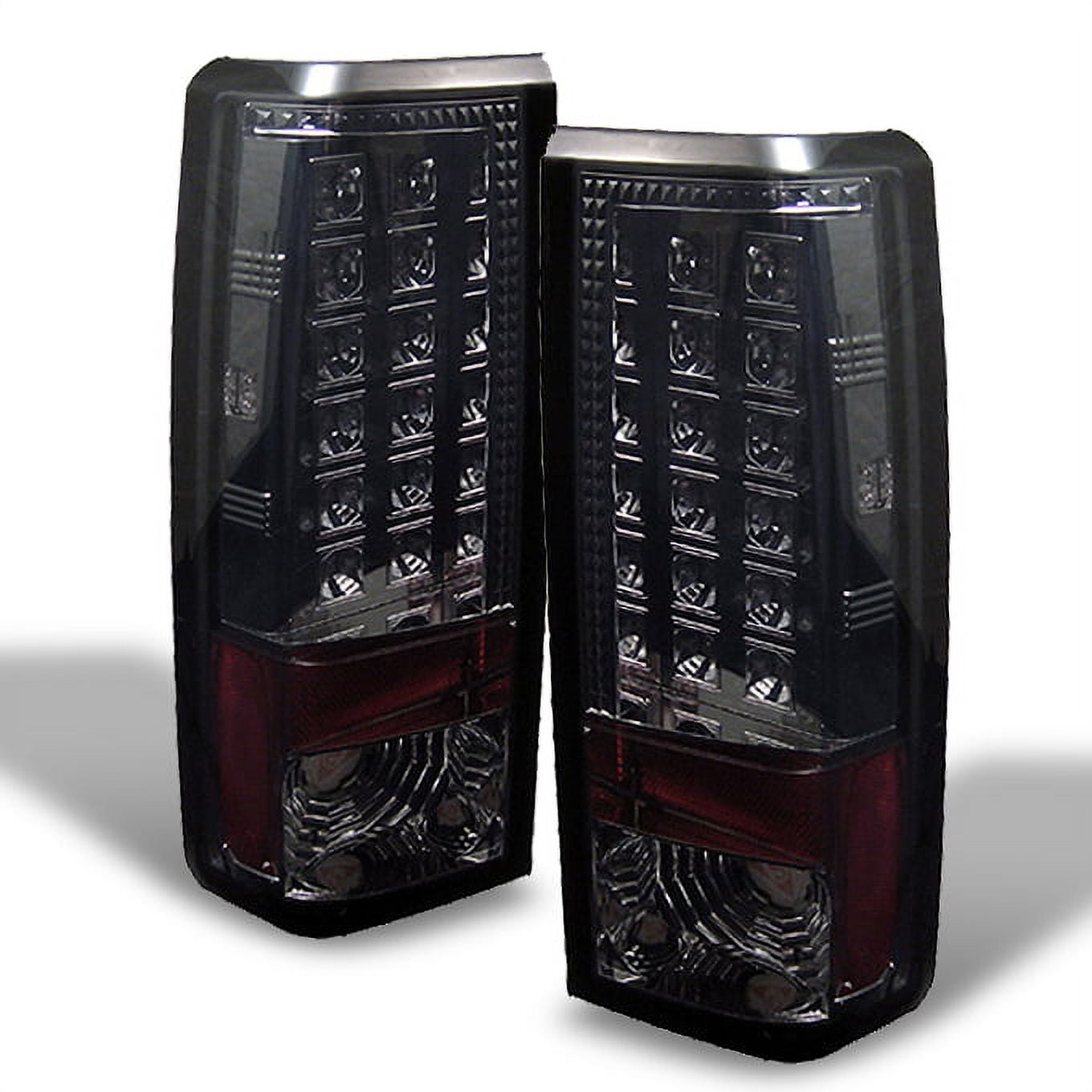 AKKON - For 85-05 Chevy Astro Van GMC Safari Van Smoke Rear Black LED ...