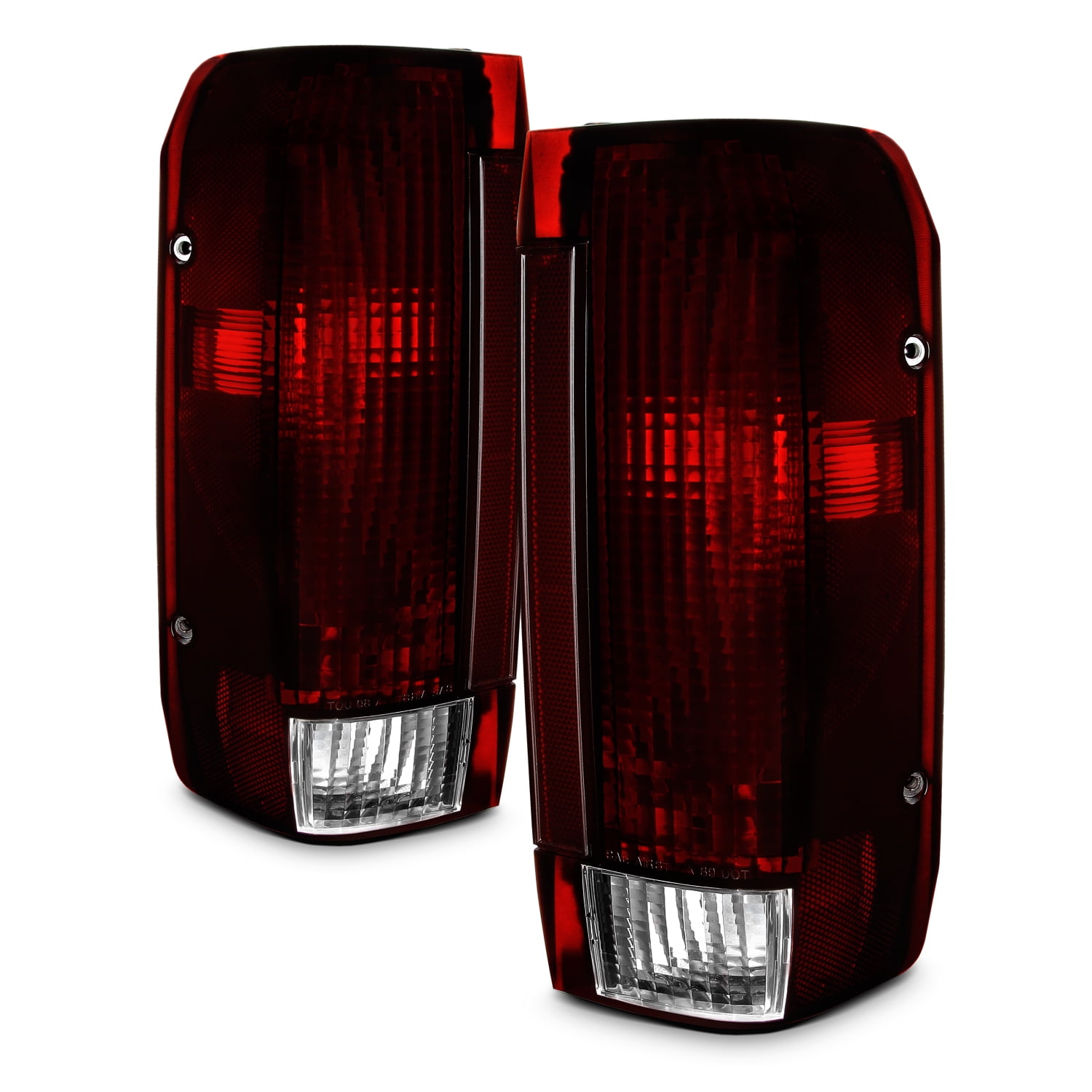 AKKON - Dark Red Tail Lights Brake Lamps Replacement Pair Assembly for ...