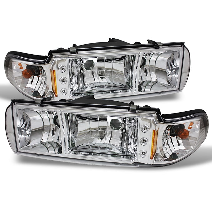 LED Headlight Assemblies for 91-96 Chevy Impala/Caprice, Left + Right ...