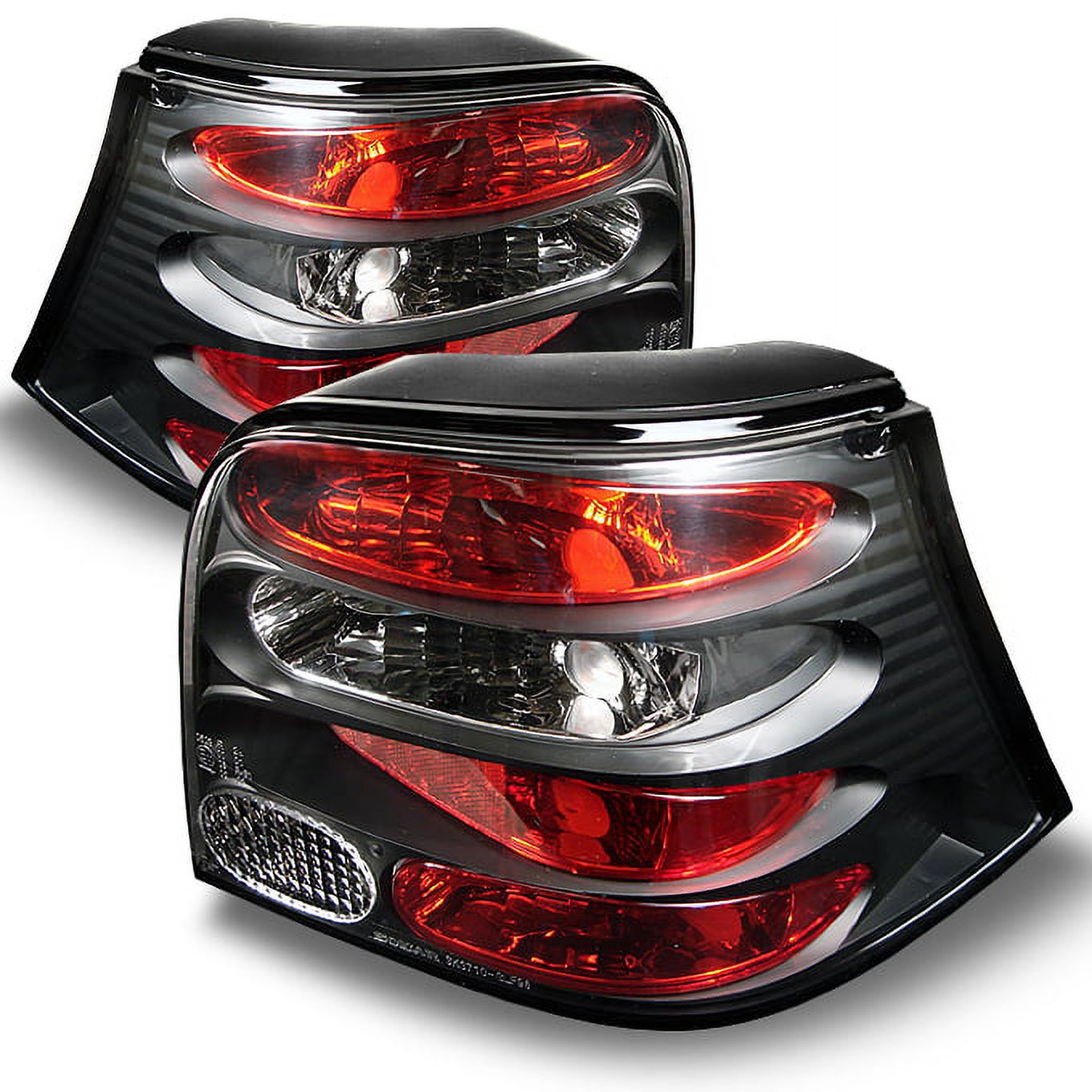 Spyder Volkswagen Golf / GTI 10-13 LED Tail Lights - Black - Walmart.com
