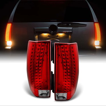 AKKON - For Chevy Impala Black Bezel LED Tail Lights Rear Brake Driver ...