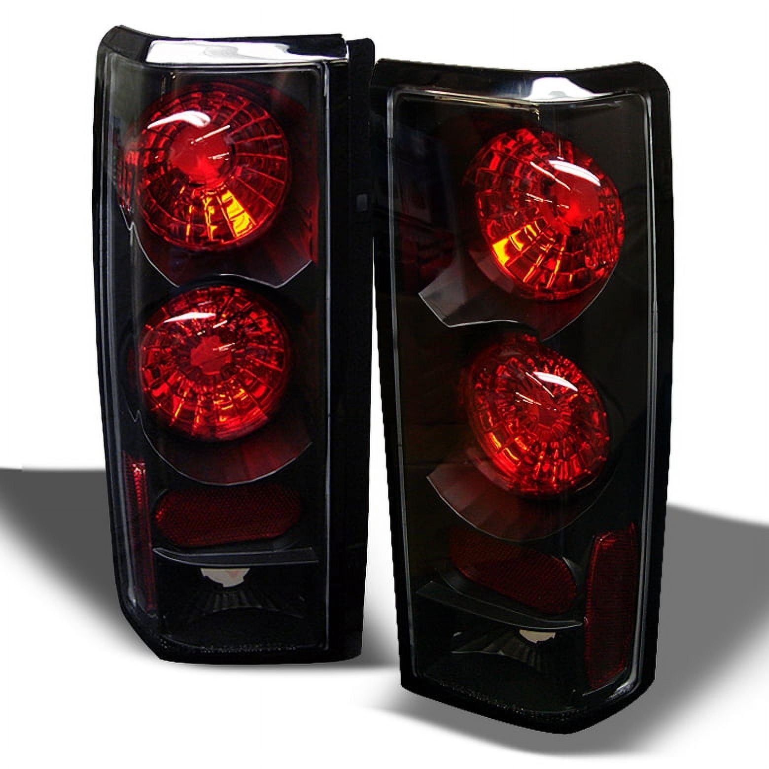 AKKON - For Chevy Astro GMC Safari Van Black Bezel Tail Lights Brake ...