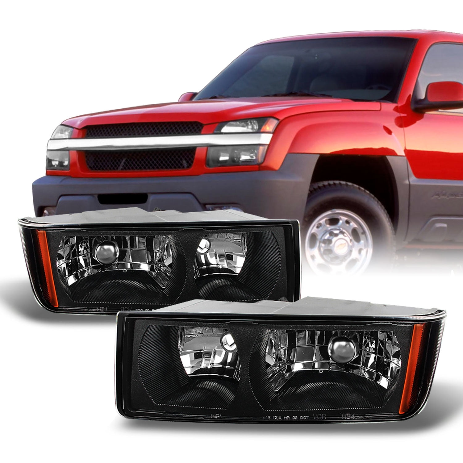 AKKON - Chevy Avalanche 1500/2500 Body Cladding Model Black Bezel ...