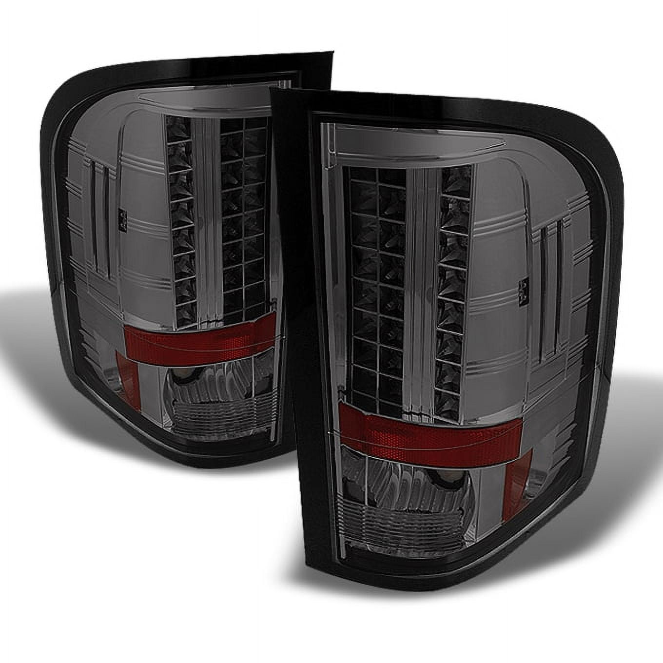 AKKON - For Chevy Silverado 1500 2500 3500 Pickup Truck Smoked Rear LED ...