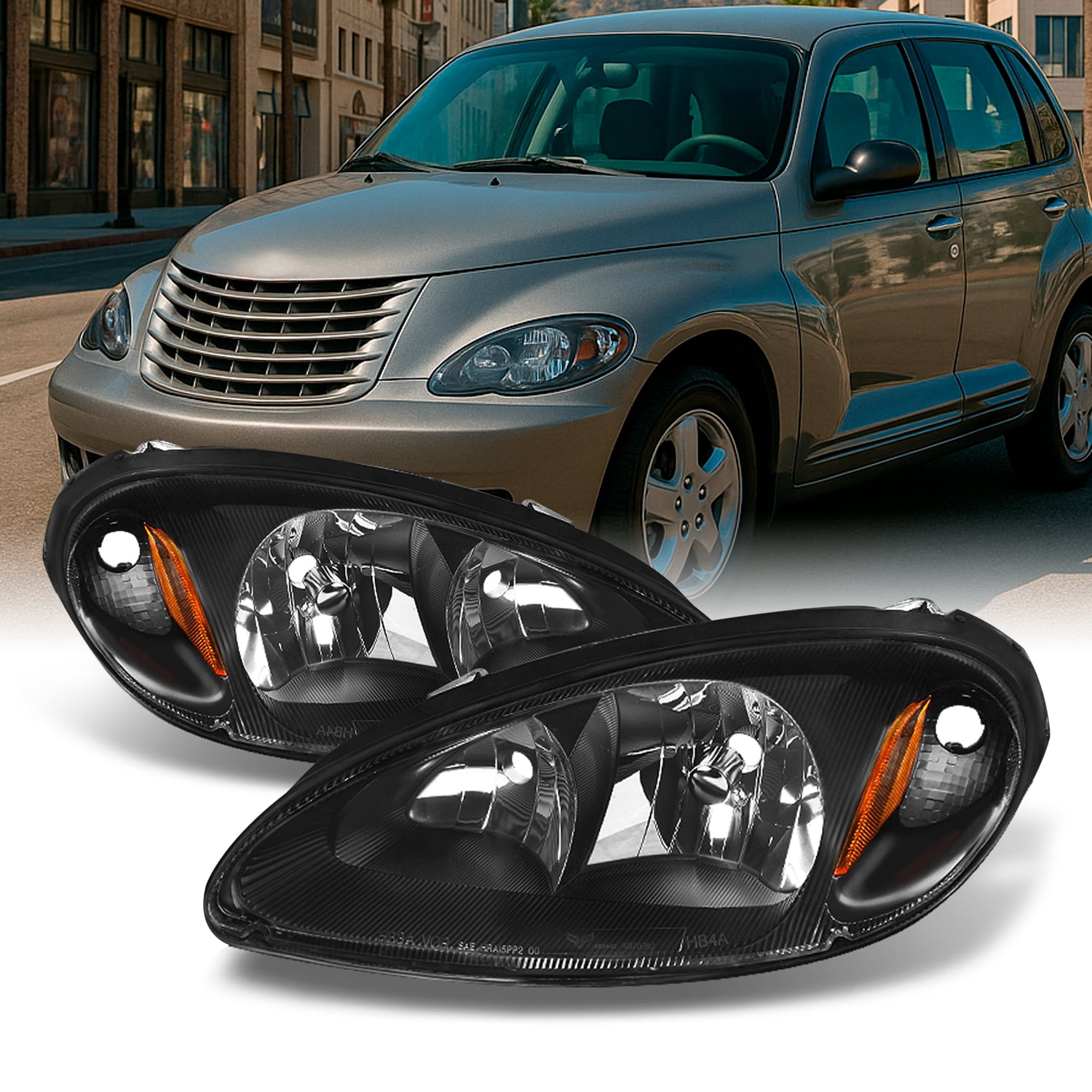 AKKON Chrysler PT Cruiser Replacement Headlights, Driver Side Headlamp ...