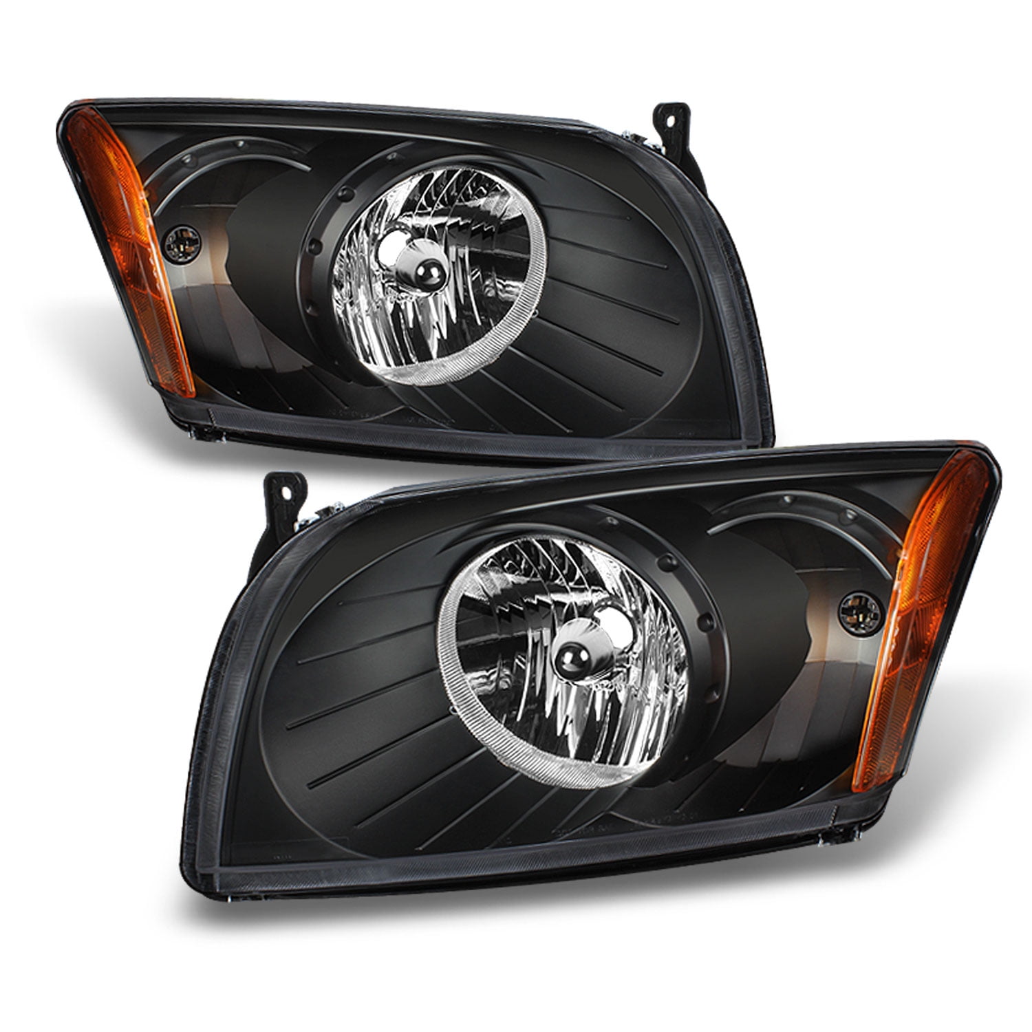AKKON - For Dodge Caliber OE Replacement Black Bezel Headlights Driver ...