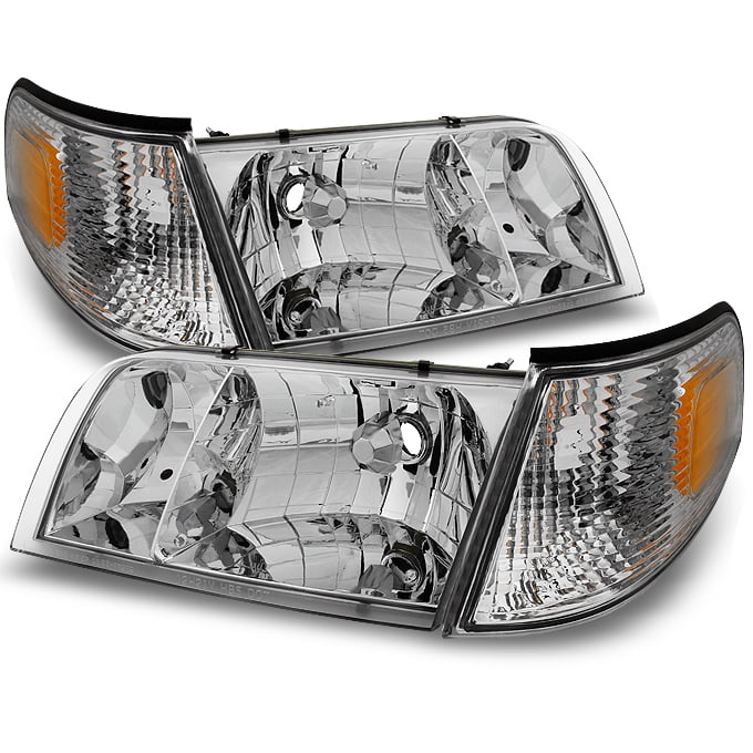 AKKON - Ford Crown Victoria Front Light Assembly, Clear Replacement ...