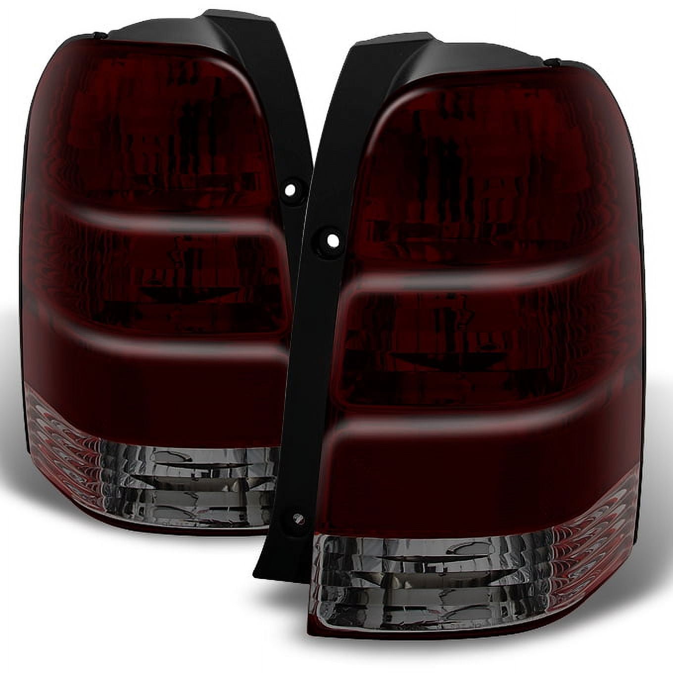 AKKON - Dark Red Rear Tail Lights for 01-07 Ford Escape SUV, Driver ...