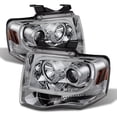 AKKON - For Ford Expedition Chrome Clear Latest LED Daylight Tube ...