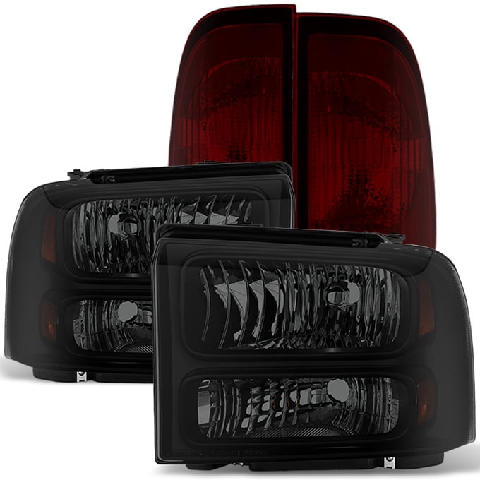 AKKON - For Ford F250 F350 F450 Superduty SD Pickup Truck Black Smoked ...