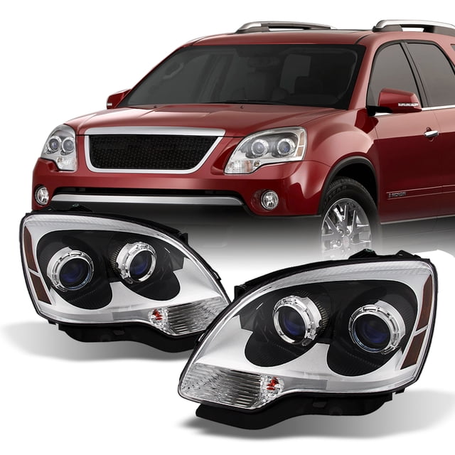 OEM Auto Parts: 2007-2012 GMC Acadia Headlights Lamps L+R Replacement ...