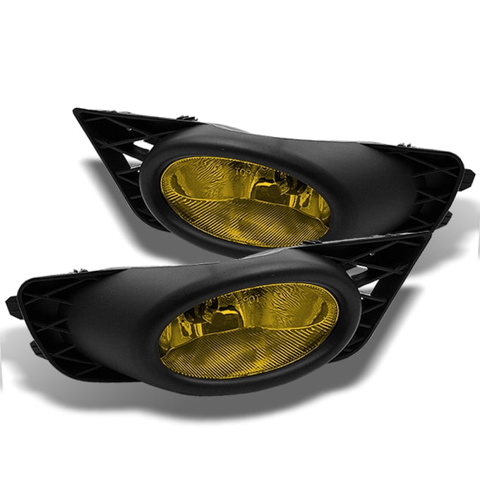 AKKON - For Honda Civic Sedan JDM Bumper Driving Yellow Fog Lights ...