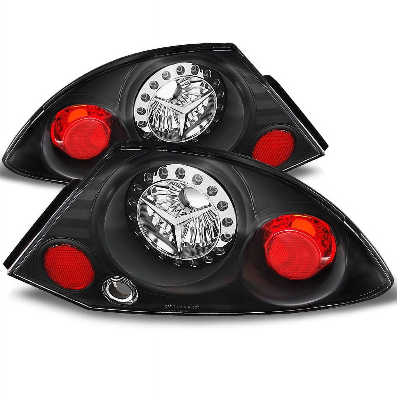 AKKON - For Mitsubishi Eclipse 2Dr Coupe Led Style Black Tail Lights ...