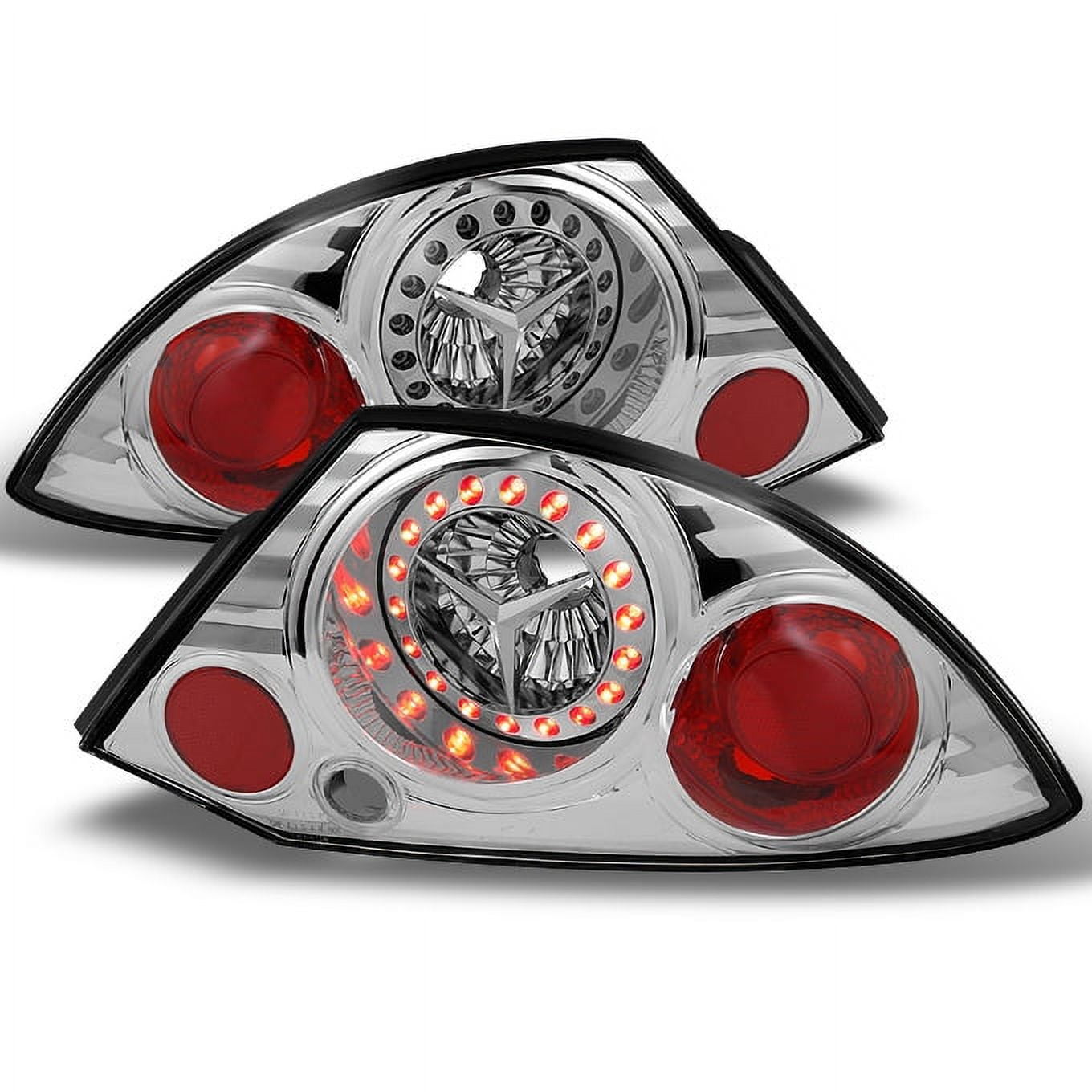 AKKON - For Mitsubishi Eclipse 2Dr Coupe Led Style Chrome Tail Lights ...