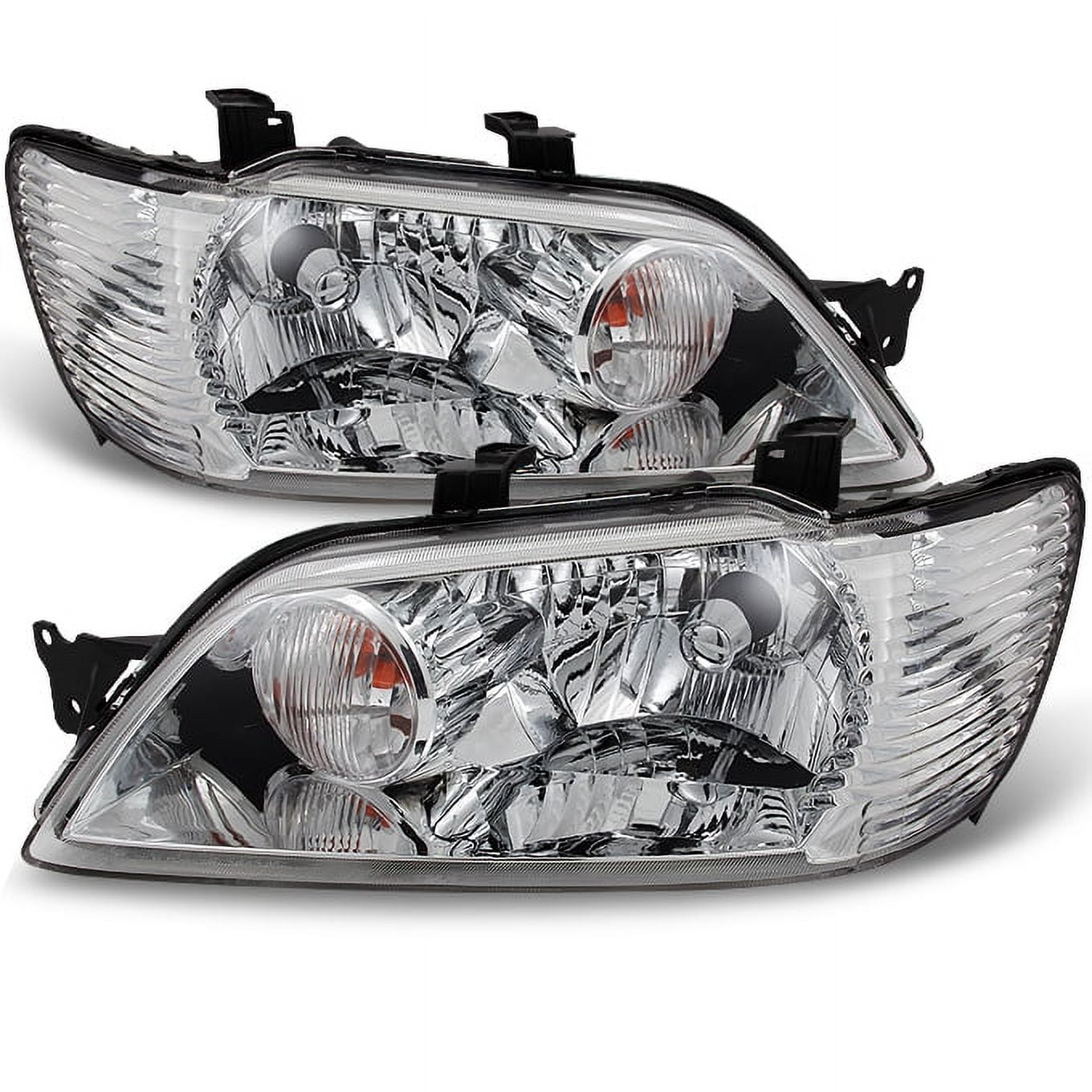 AKKON - Clear Lens Headlights Pair Set for Mitsubishi Lancer LS ES OZ ...