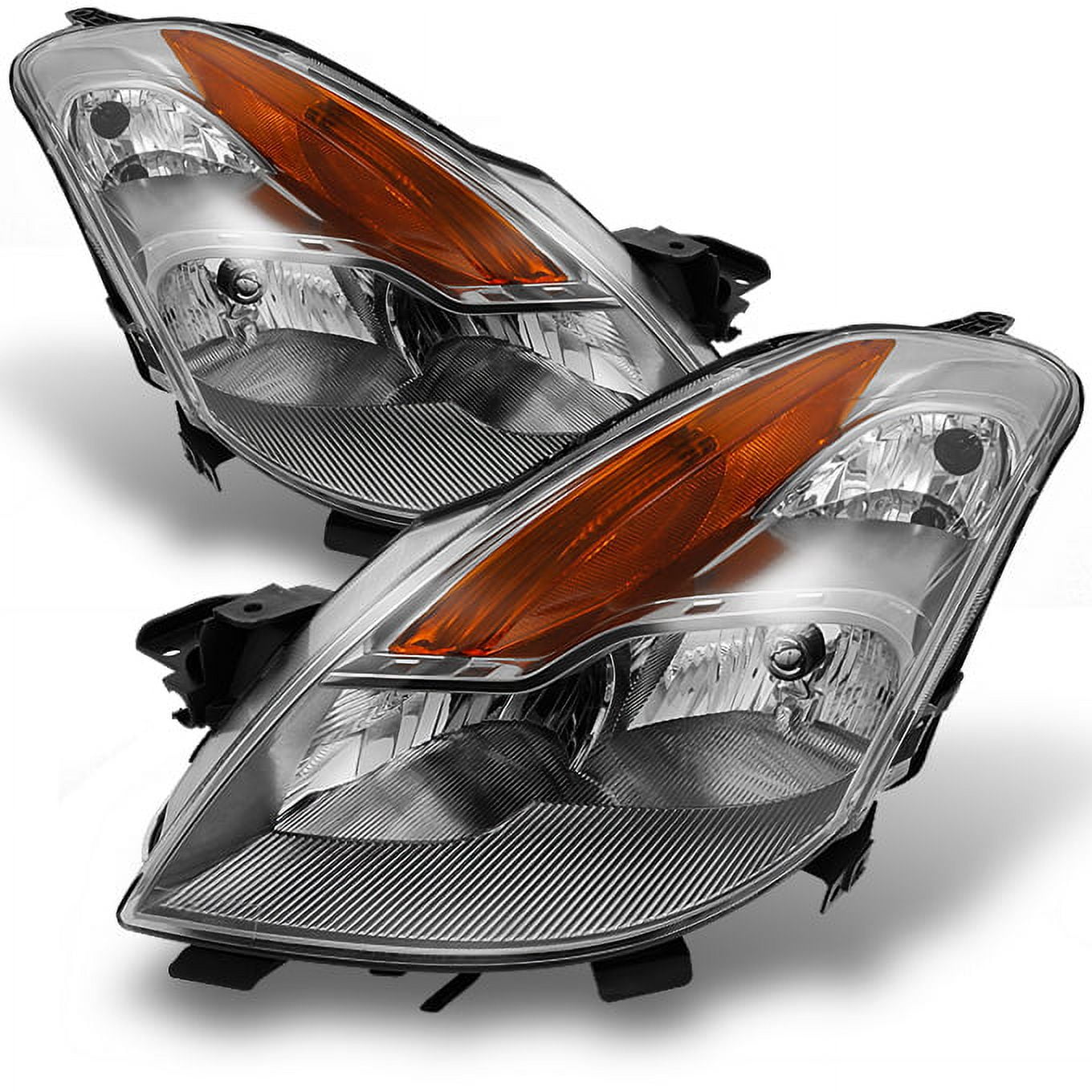 AKKON - For Nissan Altima 2 Doors Coupe D32 Chrome Clear Halogen Type ...