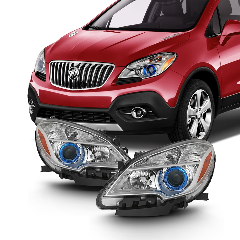 AKKON - For Pair 2013-2016 Buick Encore Halogen Chrome Headlights Left ...