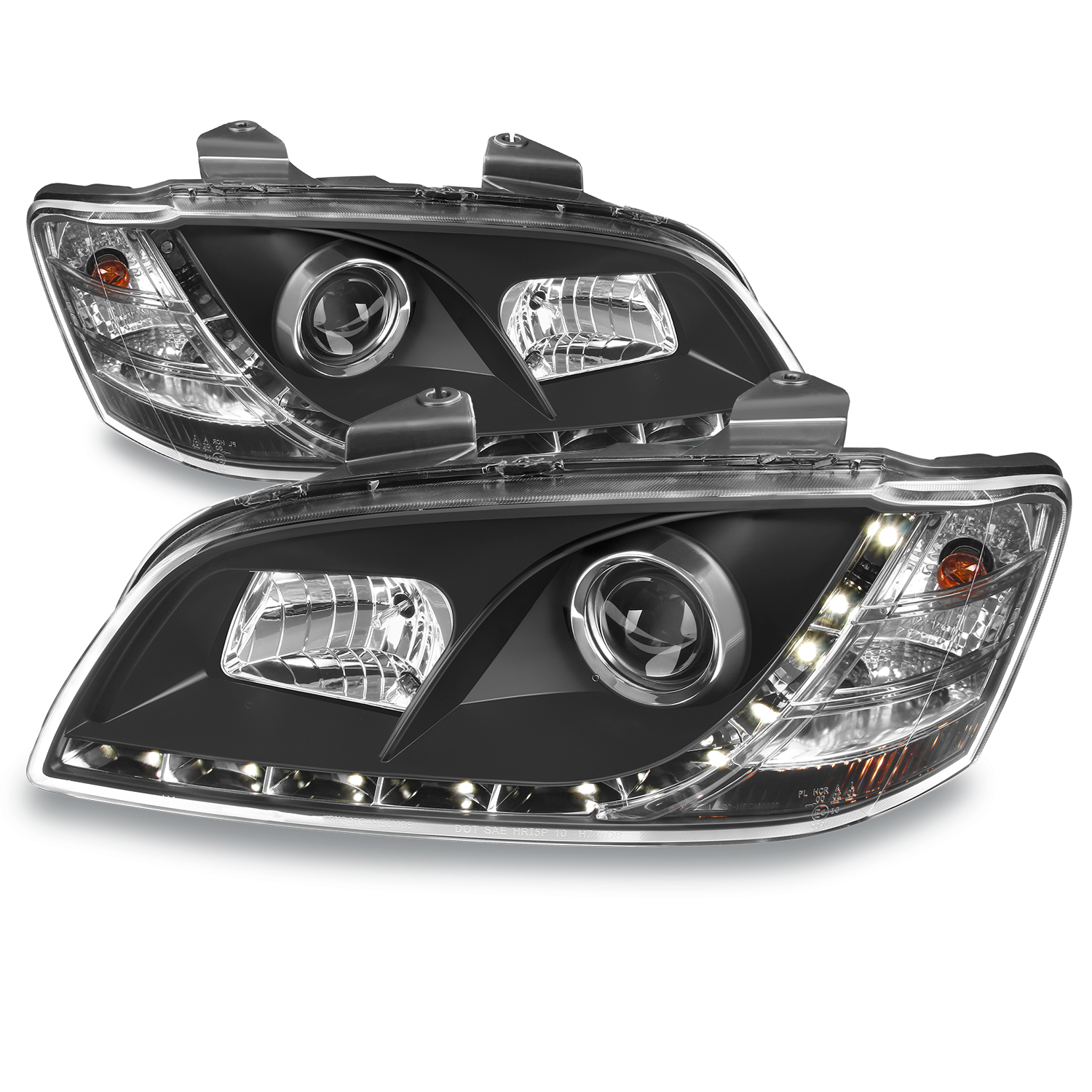 Spyder Pontiac GTO 04-06 Projector Headlights - LED Halo - LED ...