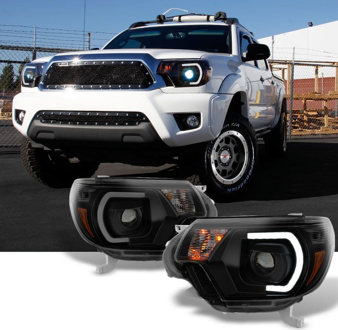 AKKON - For [TRD PRO U-Bar] [Mono-Eye] 2012 2013 2014 15 Toyota Tacoma ...