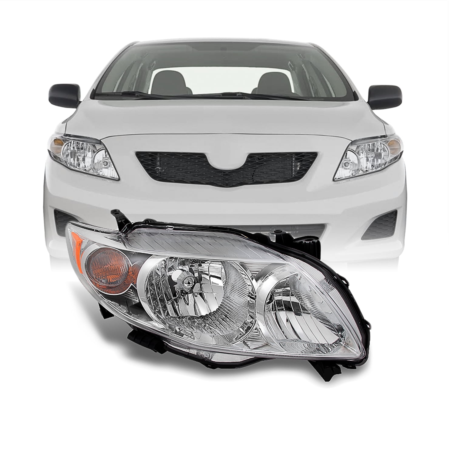 AKKON - For Toyota Corolla Base | LE | XLE Chrome Passenger Right Side ...