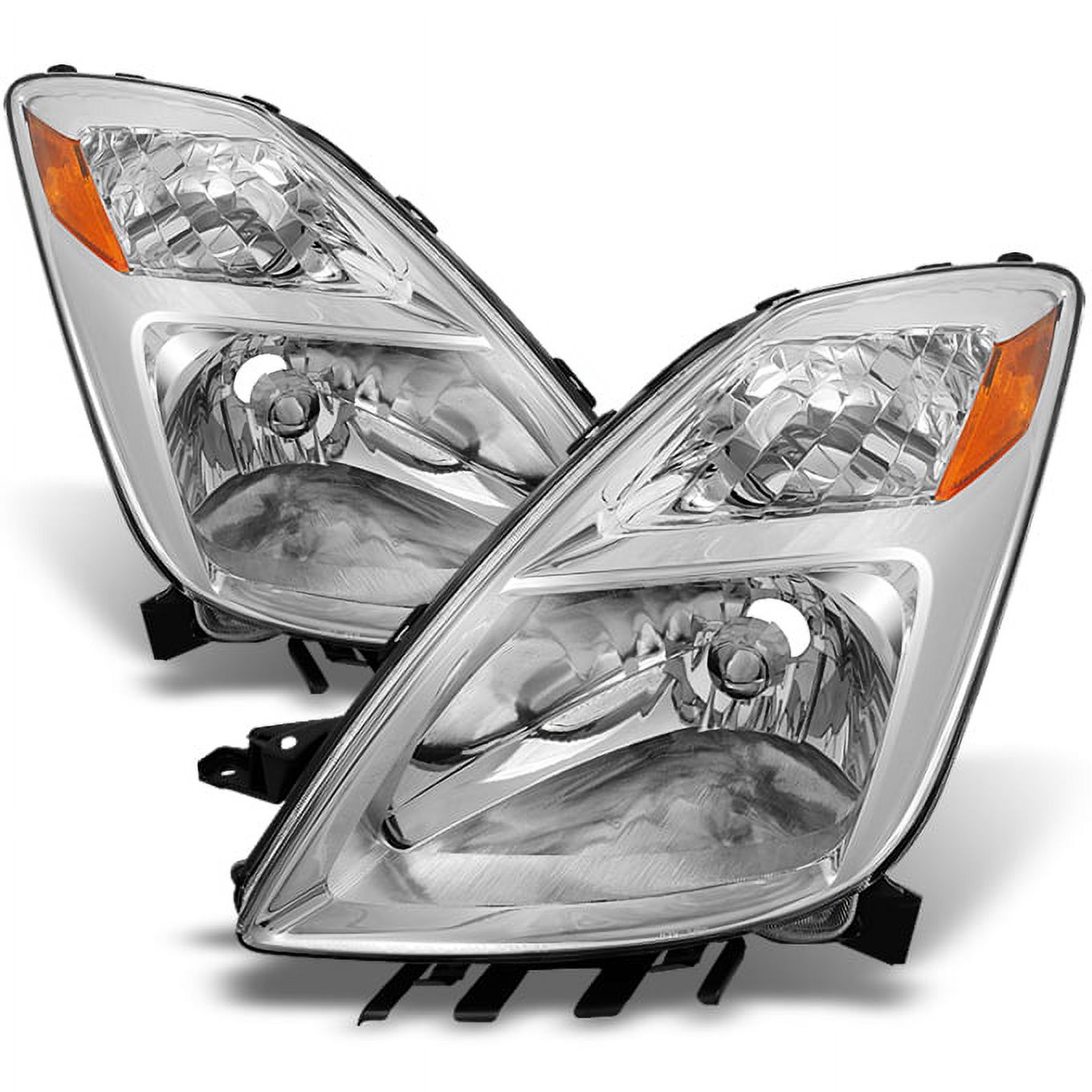 AKKON - Clear Lens Halogen Type Headlights for Toyota Prius, Driver ...