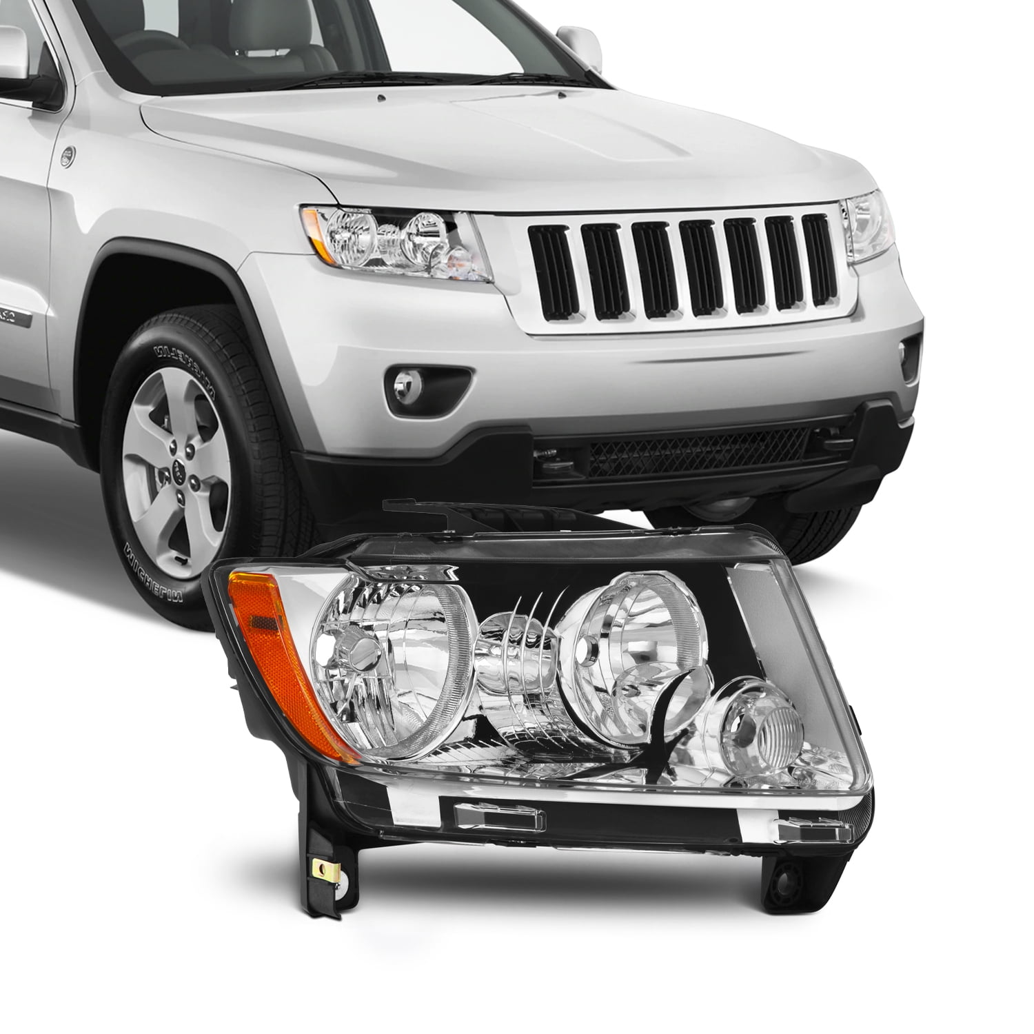 AKKON Jeep Grand Cherokee Compass Halogen Headlight Bulb fits 2011-2013 ...