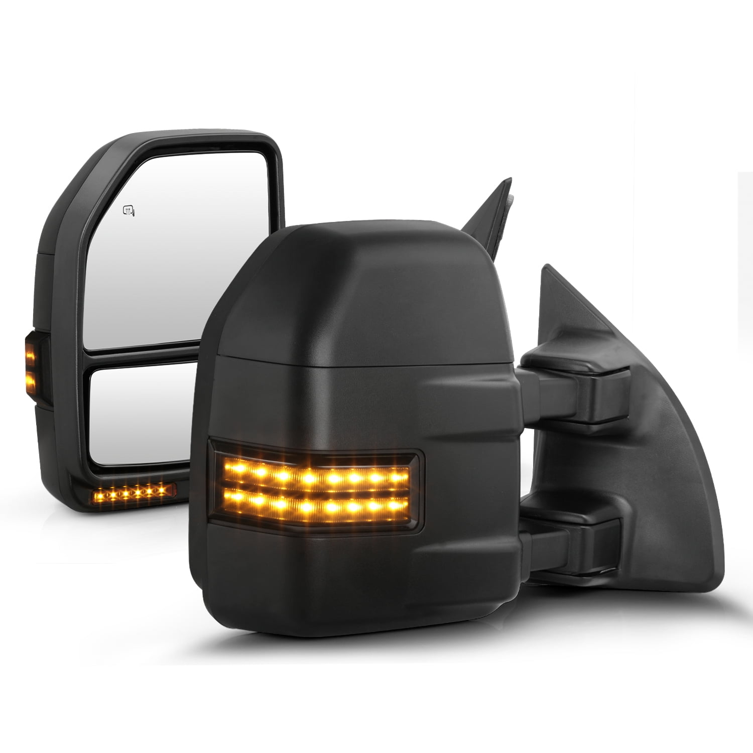 AKKON - LED Signal Towing Mirrors Fits 2008-2016 Ford F250/F350/F450 ...